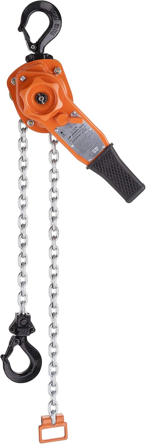 Series 653 Lever Chain Hoists - 653 1-1/2 ton lever hoist 15' lift ...
