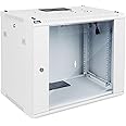 Amazon.com: Tecmojo 9U Wall Mount Rack Network Cabinet for 19”IT ...
