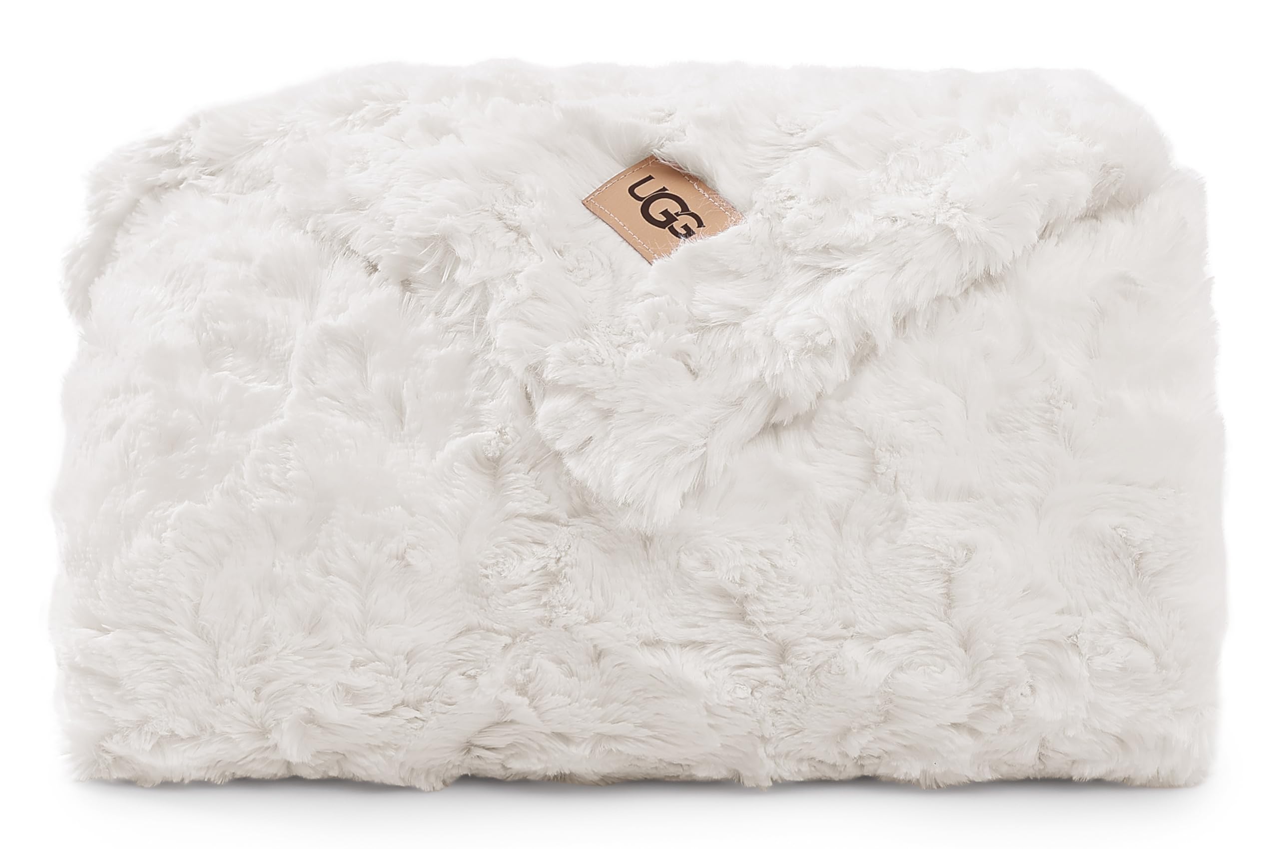 UGG Adalee Faux Fur Throw Blanket Luxury Lightweight Cozy Soft Throw ...