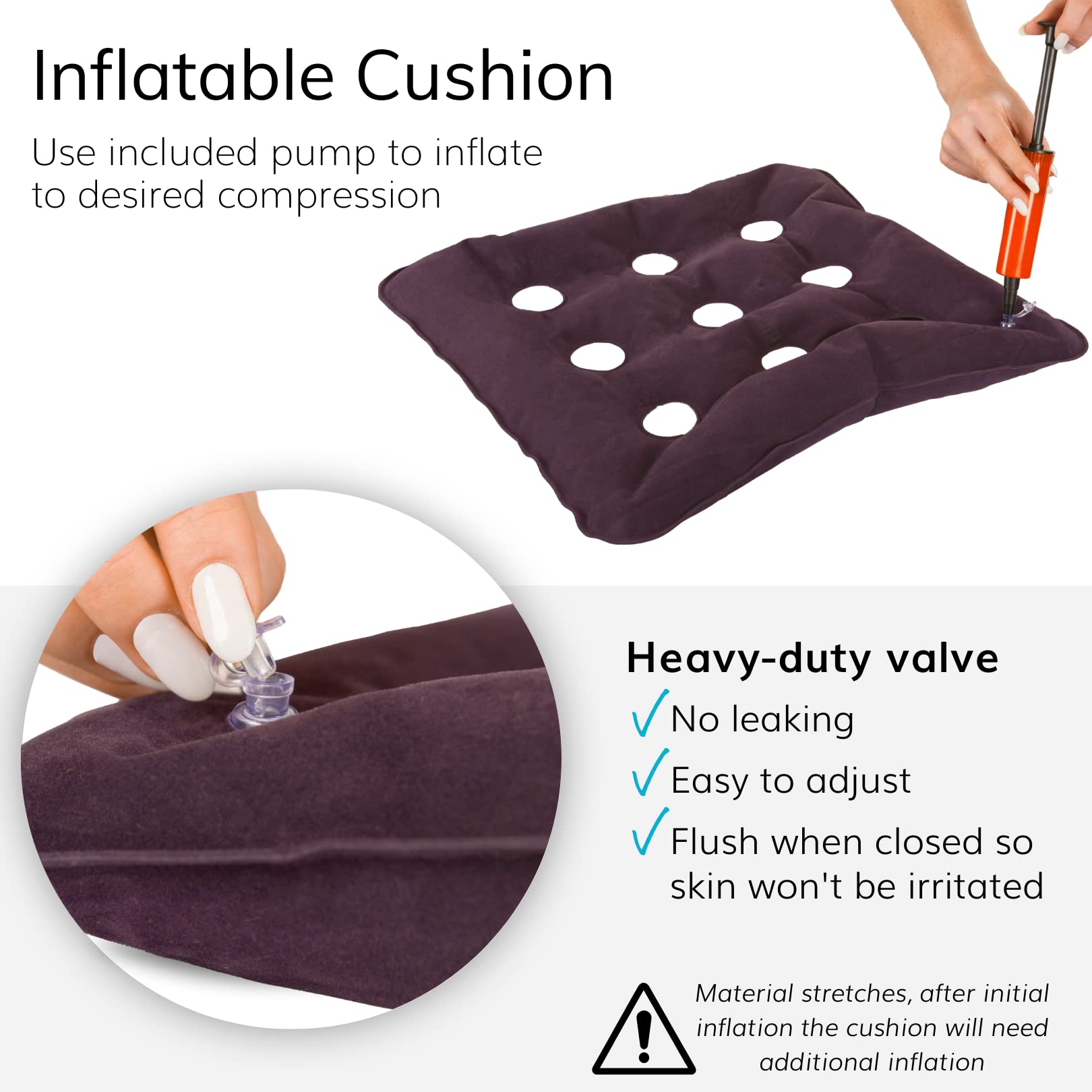Mua BraceAbility Inflatable Seat Cushion - Portable Pressure Relief ...