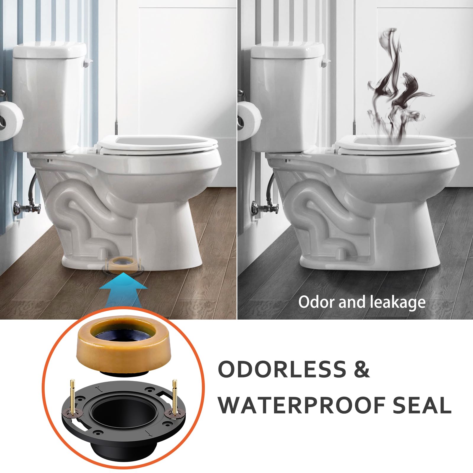 Mua boeemi Toilet Flanges and Wax Rings for Toilets with Extended ...