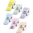 Amazon.com : M110 Thermal Labels - 6 Colors, 1.96" M100 Round Stickers (50x50mm, 840PCS ...