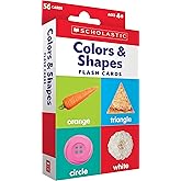 Amazon.com: Carson Dellosa 54 Colors and Shapes Flash Cards, Toddler ...