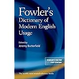 Amazon.com: A Dictionary of Modern English Usage: The Classic First ...