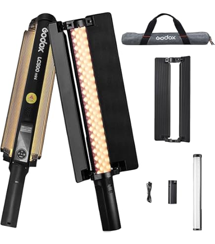 Godox LC500R MINI LED Handheld Photography Light RGB 20W Portable