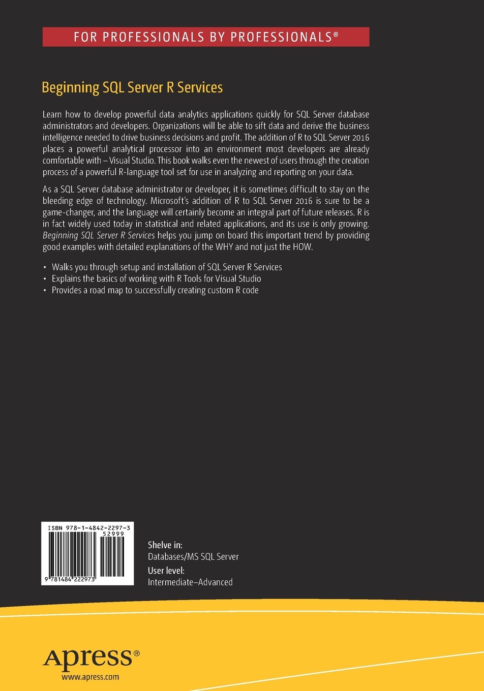 Download Beginning SQL Server R Services - Analytics for Data ...