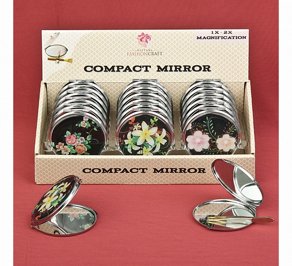 Amazon.com: Floral design mirror compacts, 108: Home & Kitchen