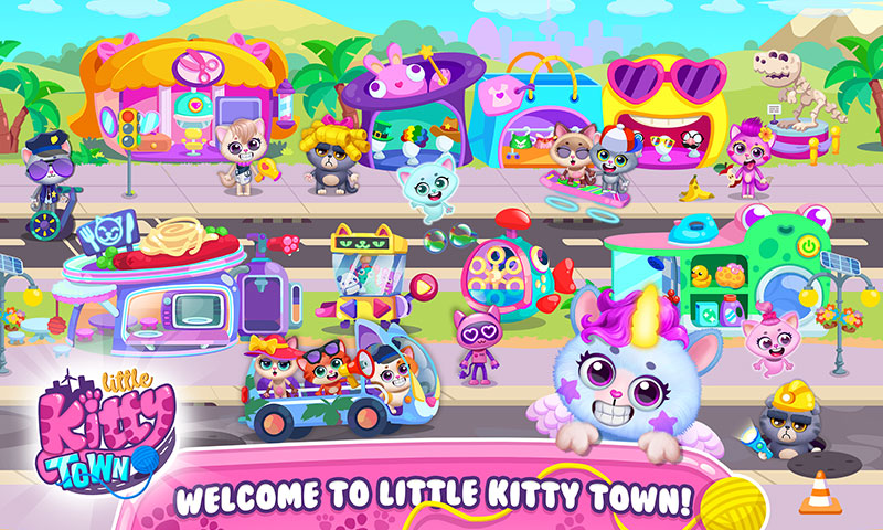Little Kitty Town - Collect Cats & Create Stories:Amazon.com.au ...