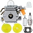 Amazon.com: Hipa 308054043 CS26 SS26 Carburetor for Ryobi Homelite SS30 CS30 EX26 BC30 26cc TP30 ...