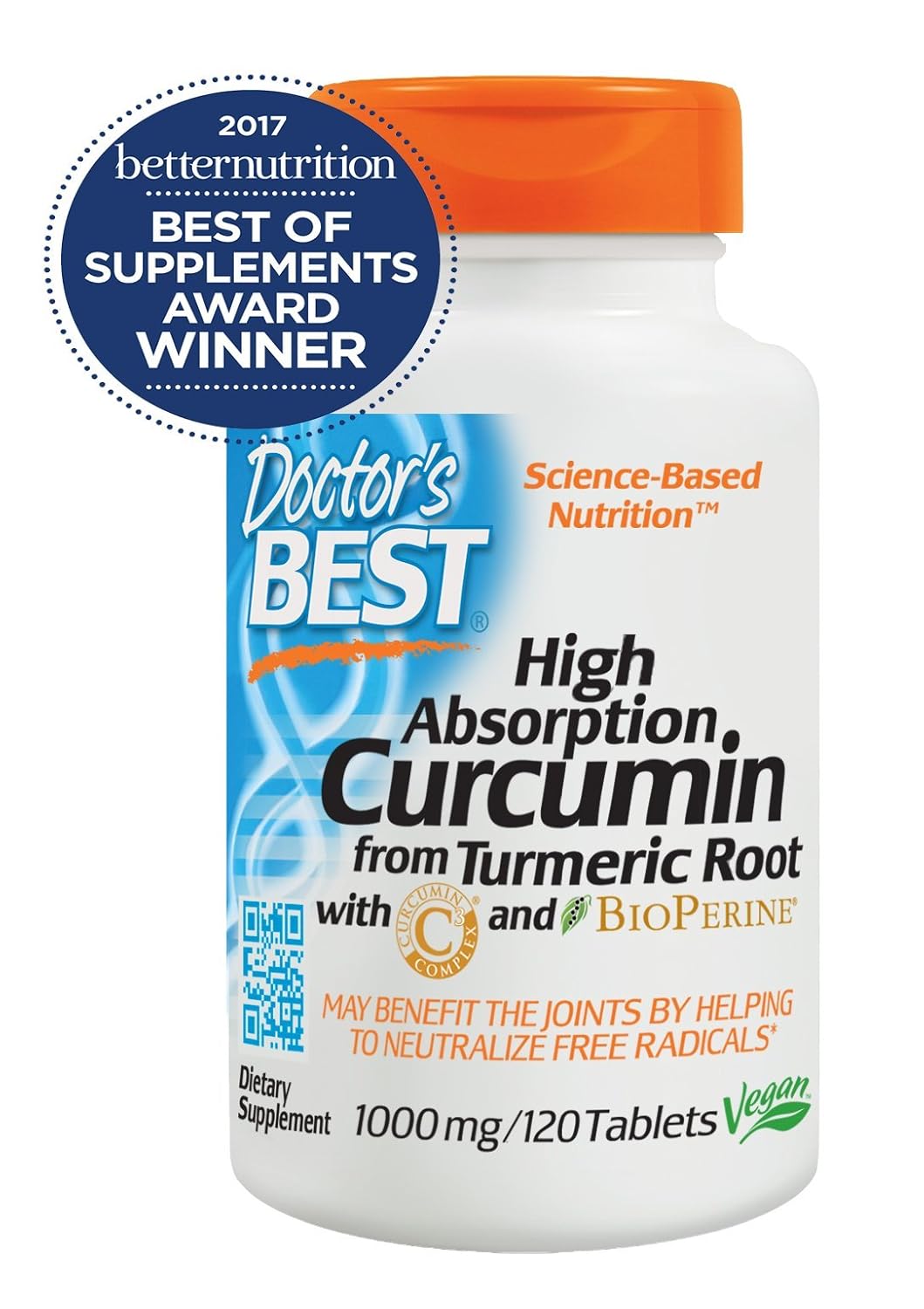 Curcumin From Turmeric Root With C3 Complex BioPerine 1000 mg 120 ...