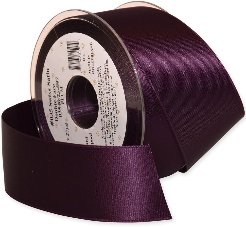 Amazon.com: Morex Ribbon Double-Face Swiss Satin Ribbon: Arts, Crafts ...