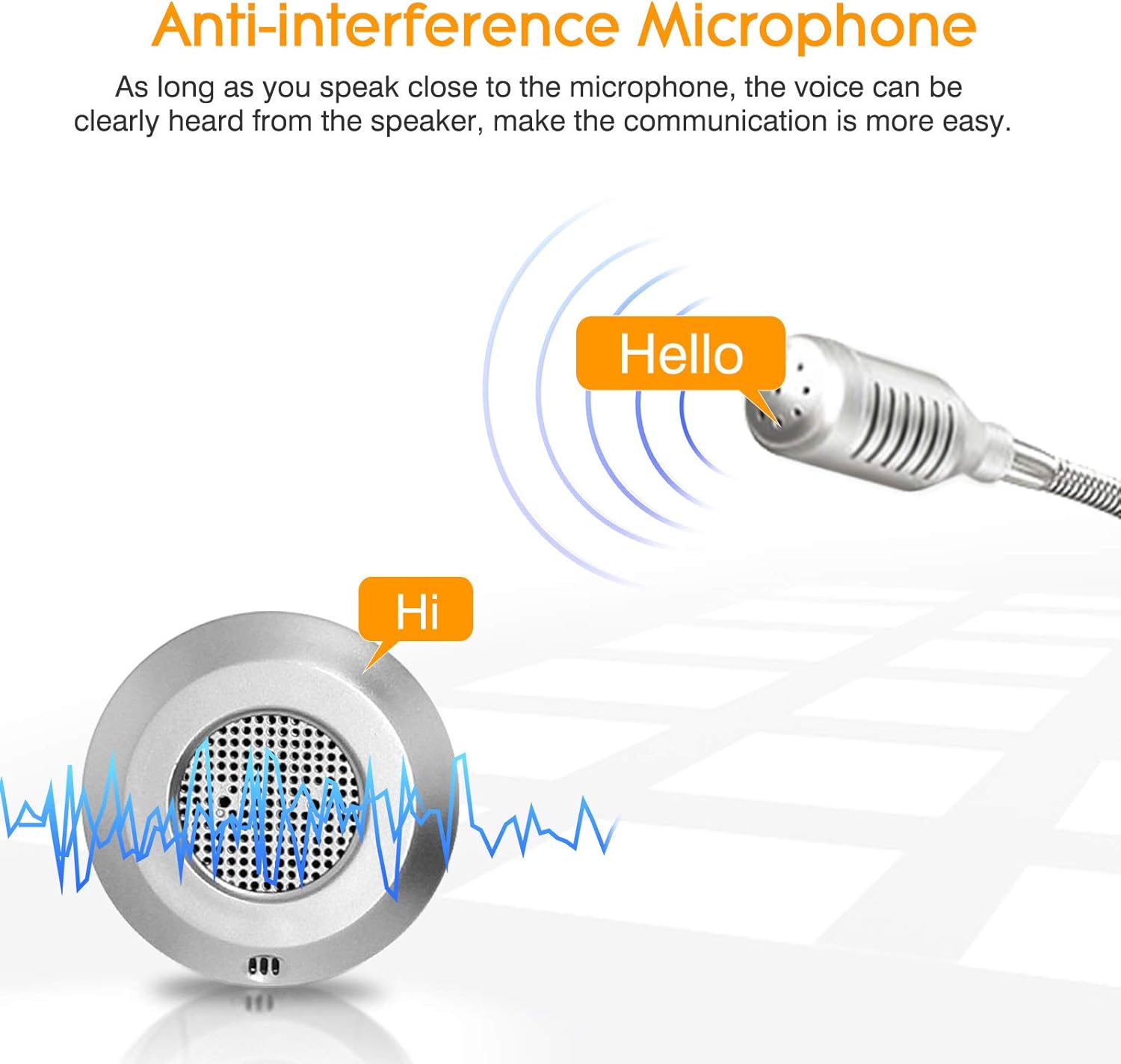 Elikliv Dual Way Counter Intercom System Window Walkie Talkie Anti ...