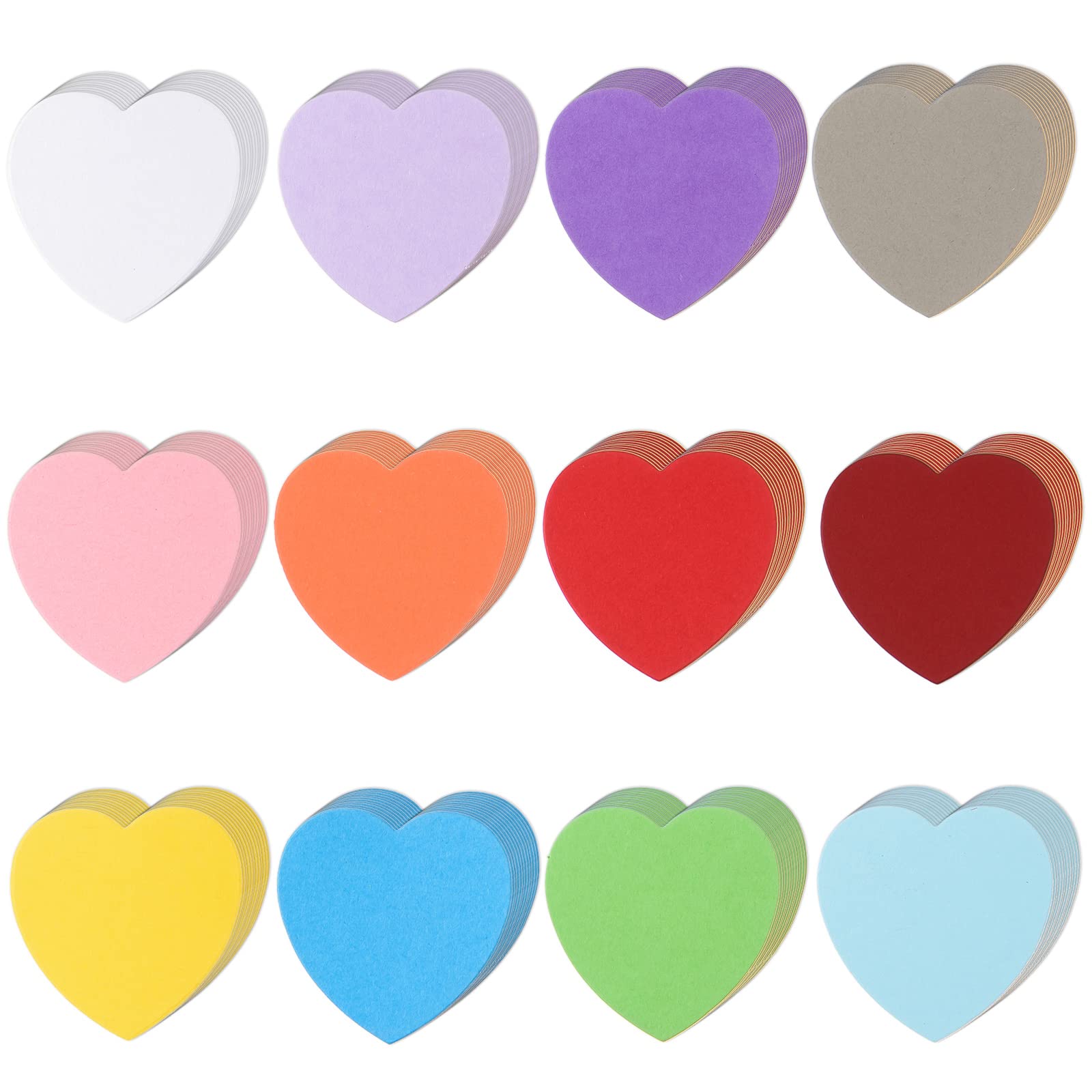 Mua 360 Pieces Small Heart Cutouts Paper Heart Shapes 2" Assorted Color ...