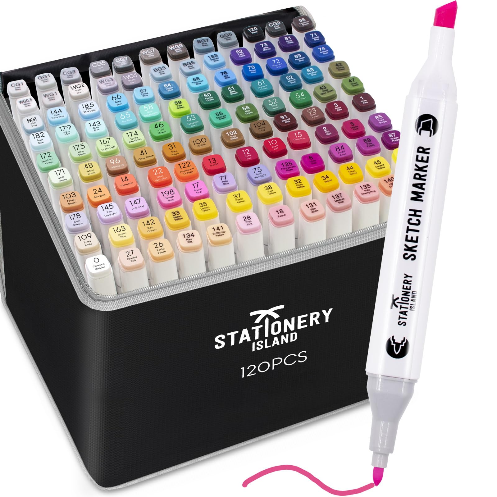 Mua STATIONERY ISLAND Alcohol Markers Set 120 Colours, Alcohol pens ...