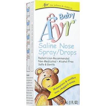 Amazon.com: Ayr Baby Saline Nasal Spray/Drops, 1 oz: Health & Personal Care