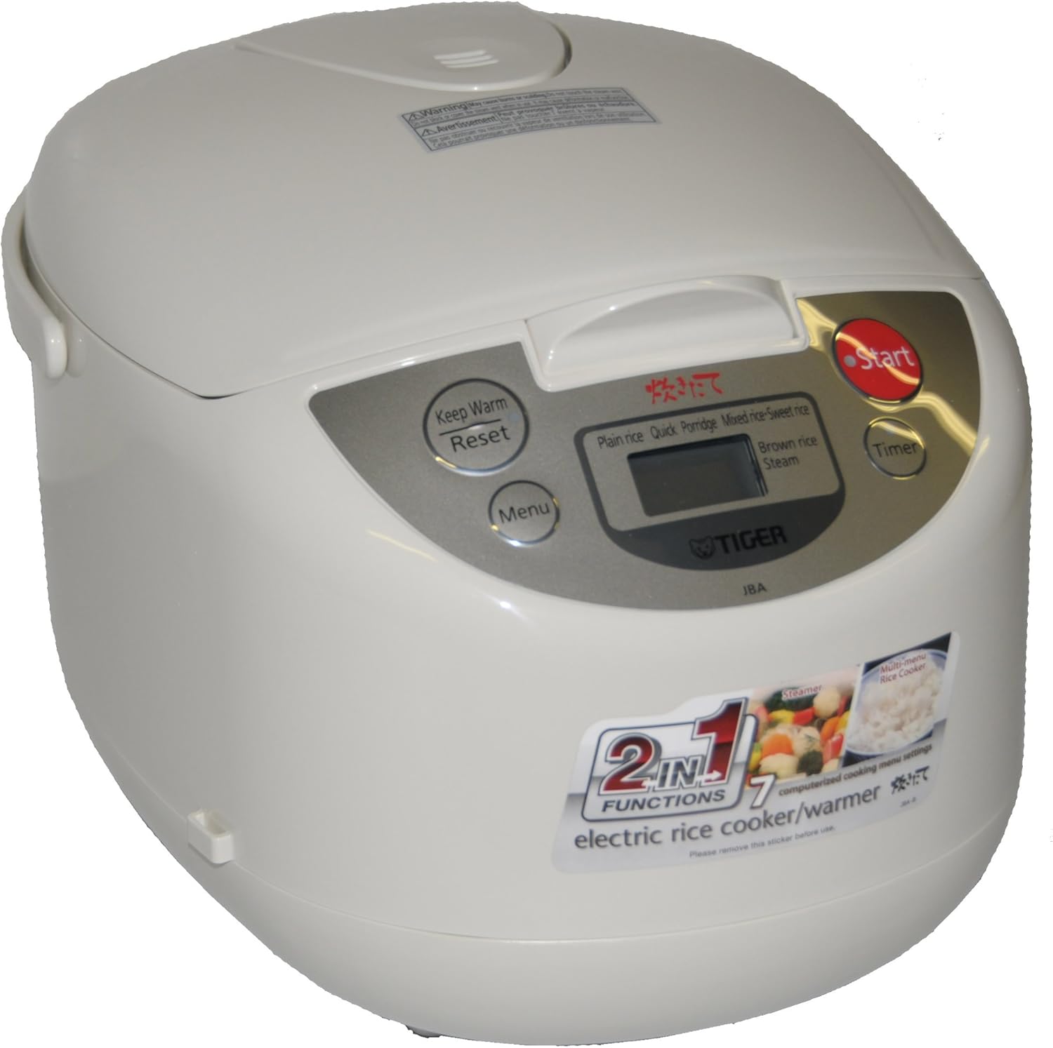Home Tiger 10 Cup Rice Cooker Model JBA-B18U Computerized Home & Garden