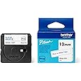 Amazon.com: Brother Original Btag-233 Labelling Tape 12 mm Wide 4 m Long Blue/White : Electronics