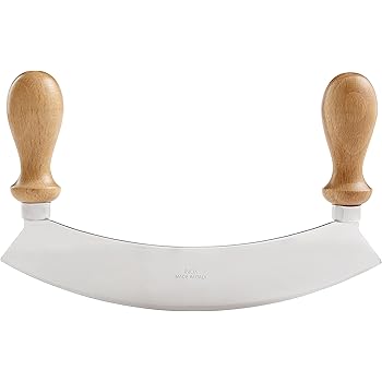Amazon.com: Fantes Mezzaluna Rocking Chopper, Stainless Steel Blade ...