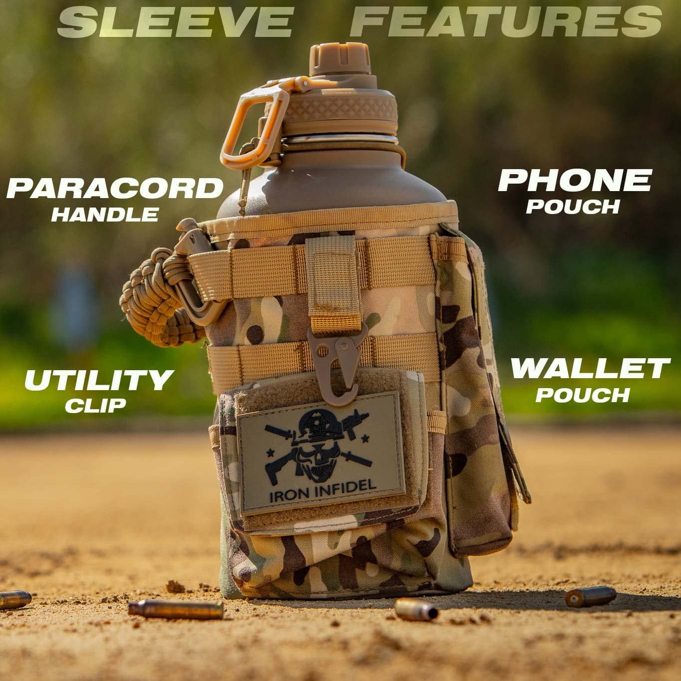 Mua Iron Infidel Battle Bottle - Half Gallon Insulated Water Bottle ...