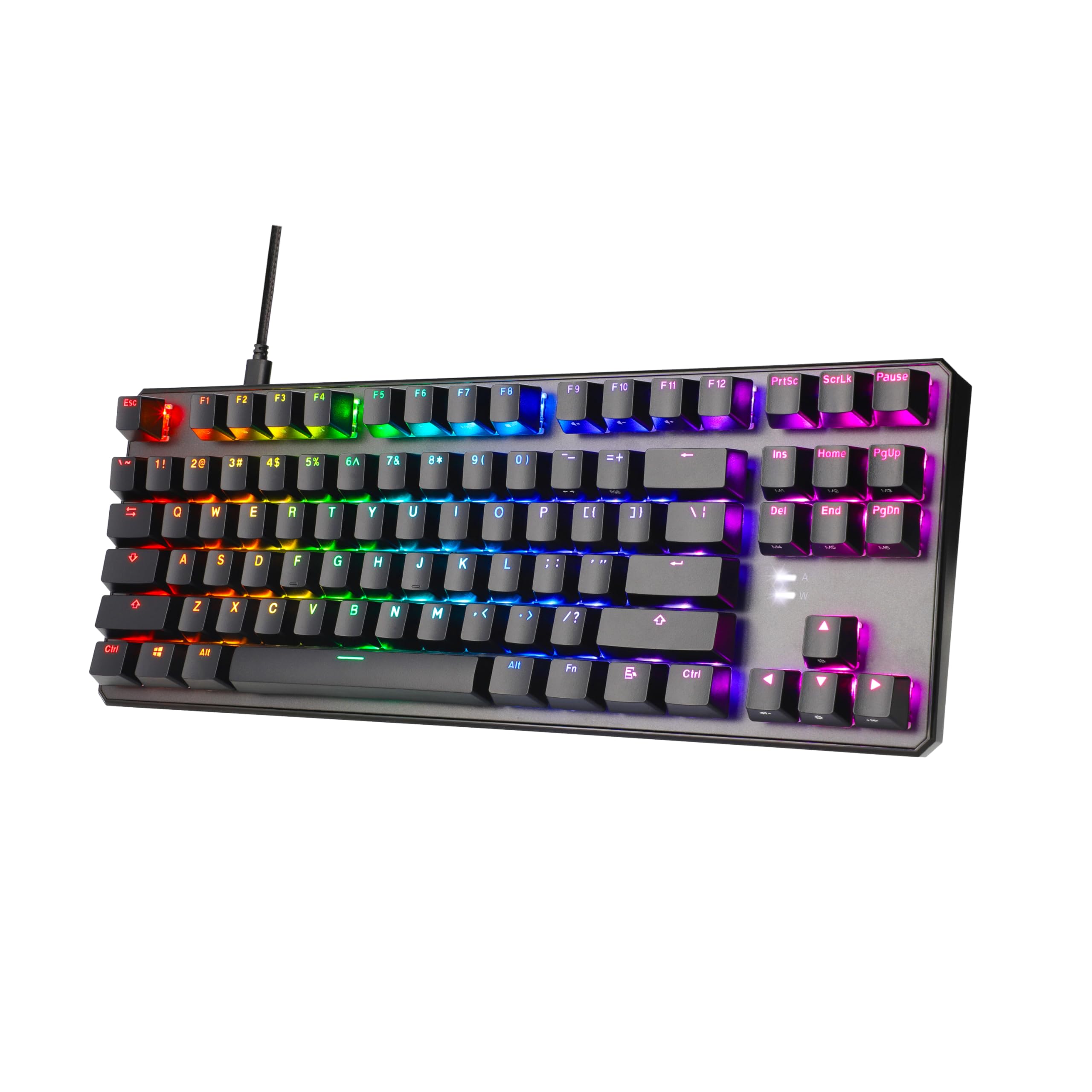 TECWARE Phantom+ 87 Key Mechanical Gaming Keyboard, RGB led, TKL 75% ...