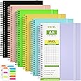 Amazon.com : 6 Pack Graph Paper Notebook, 1 Subject Spiral Notebook ...