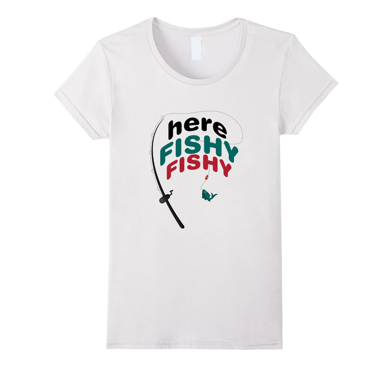 Funny Here Fishy Fishy Fishing Shirt – Father’s Day Gift