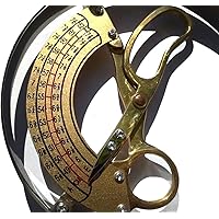 Amazon.com: Scissor Type Ring Compass Cap Hat Size Measuring Tool Hand ...