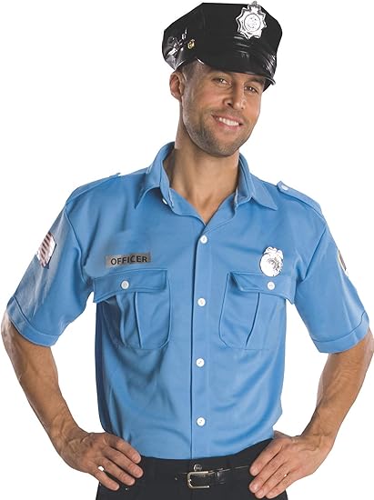 Amazon.com: Rubie's Costume Heroes And Hombres Adult Police Officer ...