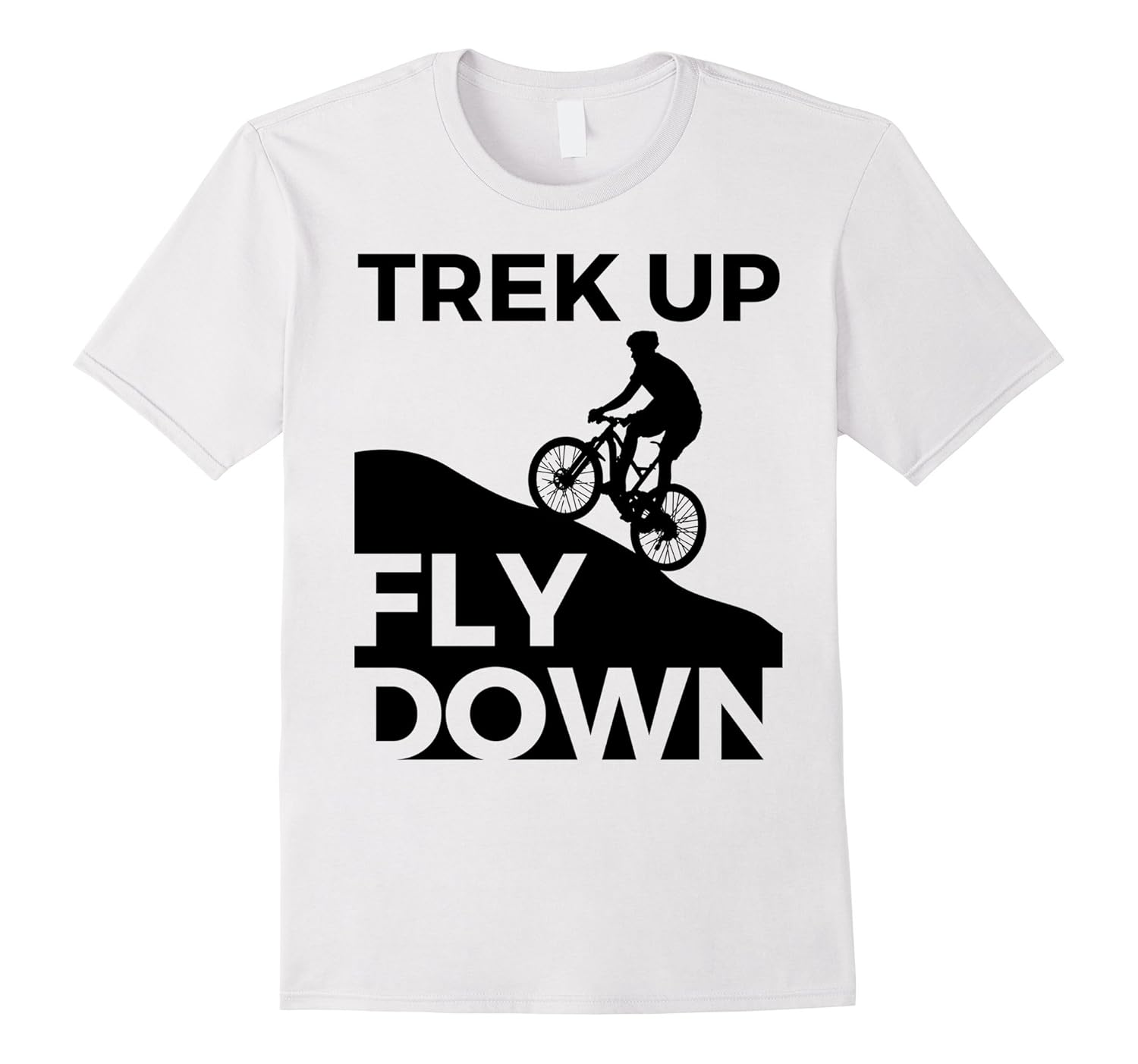 Trek Up Fly Down Mountain Bike T Shirt TD Teedep trek-up-fly-down-mountain-bike-t-shirt-td-teedep