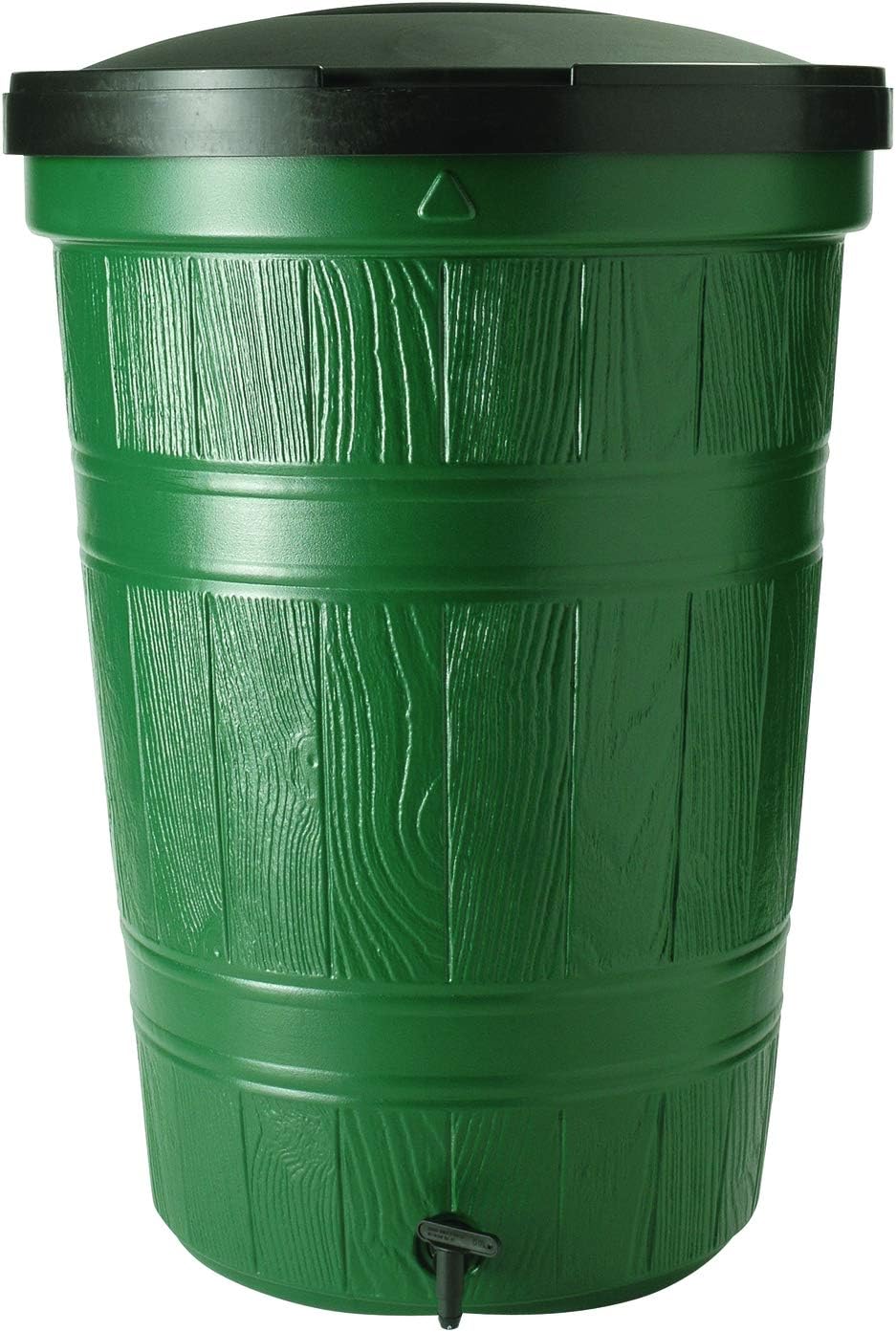 200L Garden Lake Water Butt with Lid & Tap Rainwater Collection 200 ...