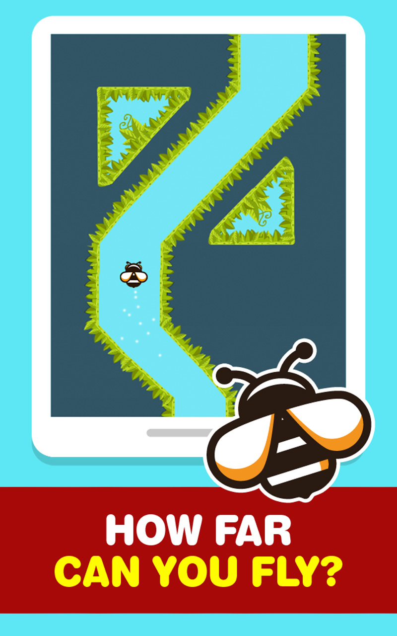 Honey Bee - Casual One Touch Insect Fun Sky Maze Jump Runner Smash ...