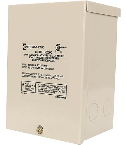 Intermatic 600 Watt Transformer Pro 600W Transformer Stainless Steel