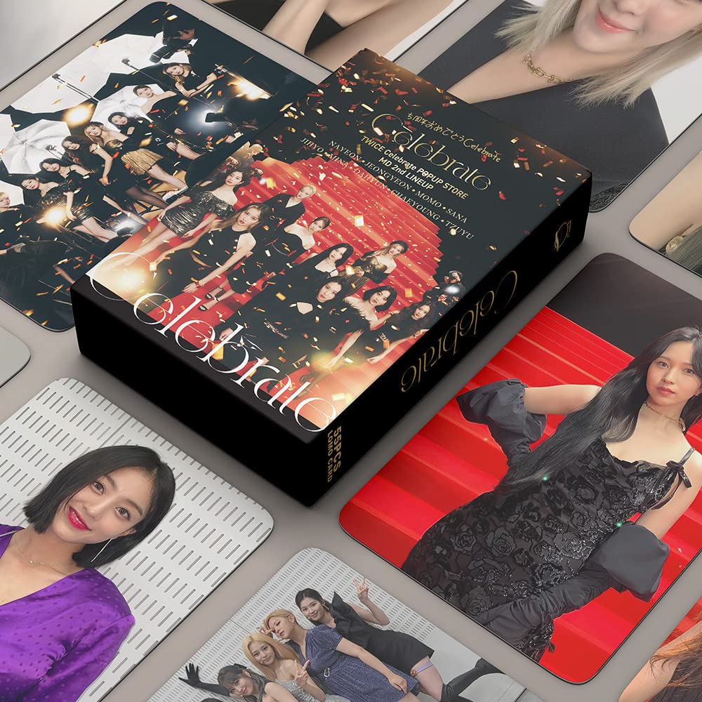 Mua Kpop Twice Photo Cards 55Pcs Twice Lomo Cards Twice CELEBRATE Album ...