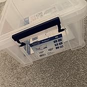 4 Bankers Box ProStore Plastic Storage Boxes With Lids, 10 Litre (15.5 ...