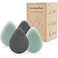 Amazon.com : myHomeBody Natural Konjac Facial Sponges – Teardrop Shape - for Gentle Face ...