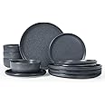 Amazon.com | Famiware Milkyway Plates and Bowls Sets, 12 Pieces ...
