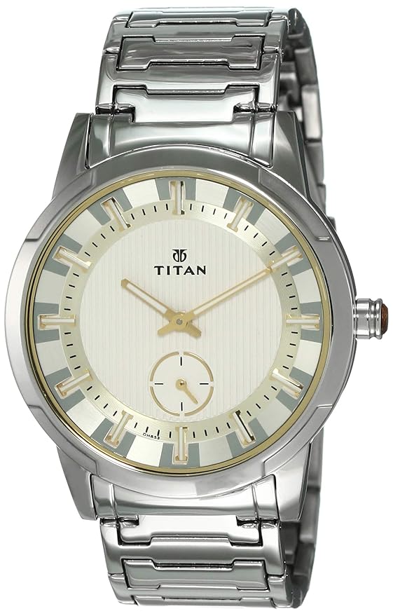Buy Titan Grandmaster Analog Silver Dial Men's Watch-1792SM01 ...