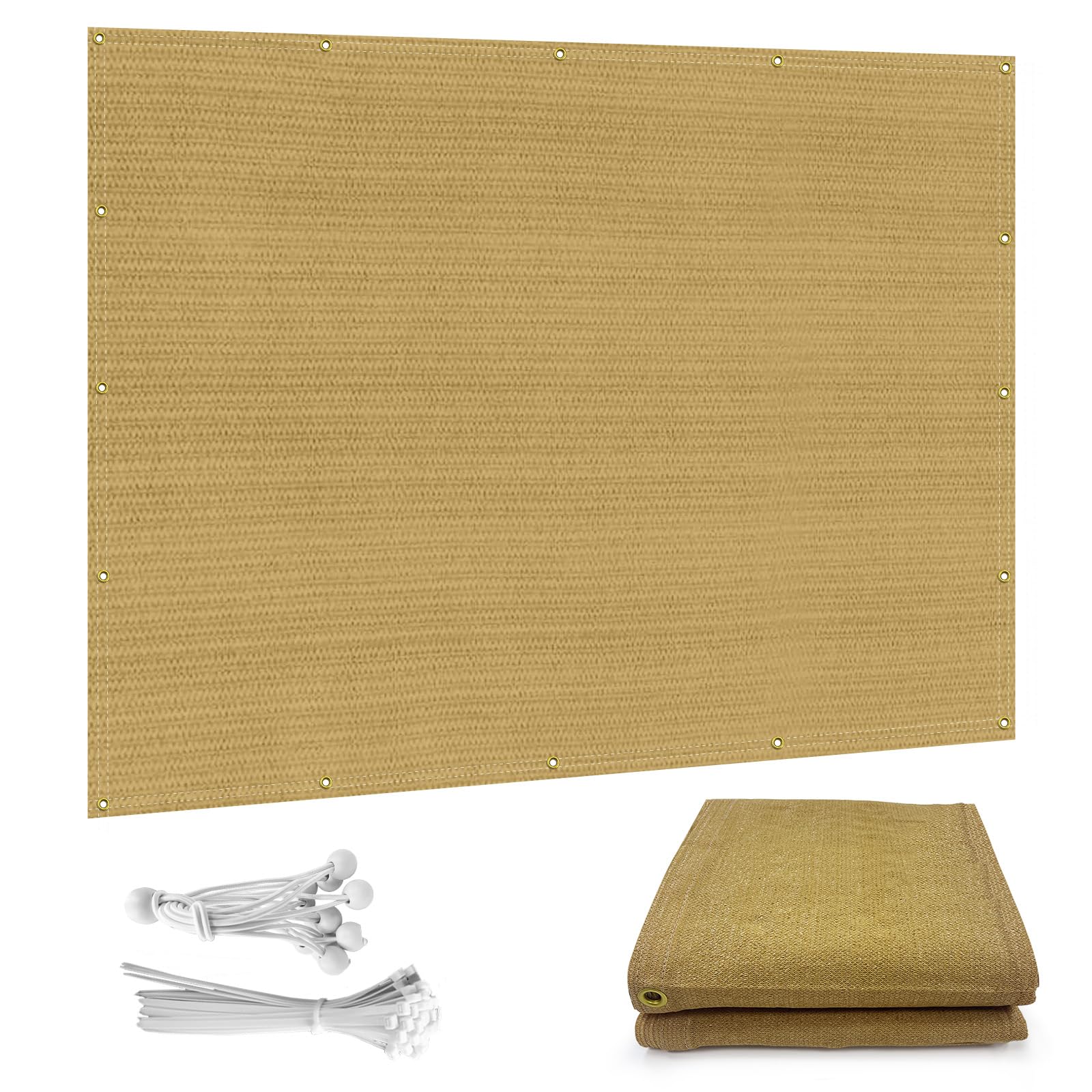 95% Sun Shade Cloth, Sun Shade Screen Fabric Shade Cover Tarp with ...