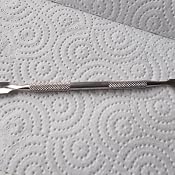 NAILFUN Spatel/Nagelhautschieber/Metallspatel - aus Vollmetall ...