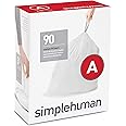 Amazon.com: simplehuman Code R Custom Fit Drawstring Trash Bags in ...