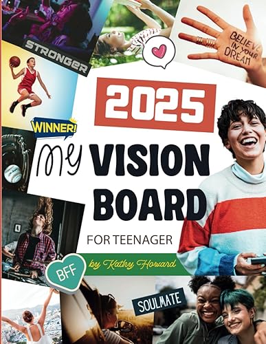 My Vision Board Clip Art Book For Teenager: With Inspiring Images ...