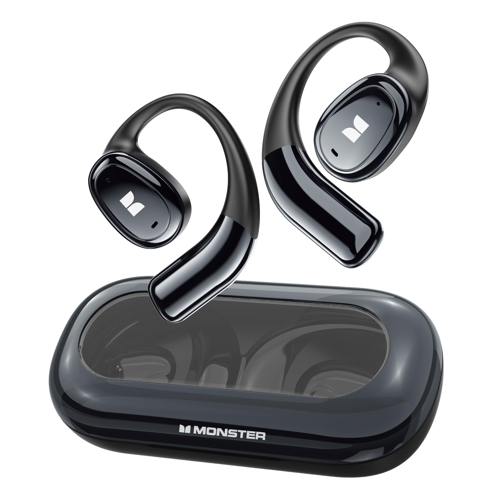 Monster Open Ear AC311 Wireless Earbuds, Bluetooth 5.4 Open Ear ...