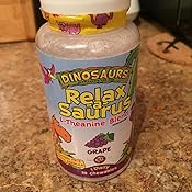Amazon.com: Relax-a-Saurus Kal 30 Chewable (Pack of 3): Health ...