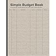 Amazon.com: Simple Budget Book: Accounting ledger book for over 3000 ...