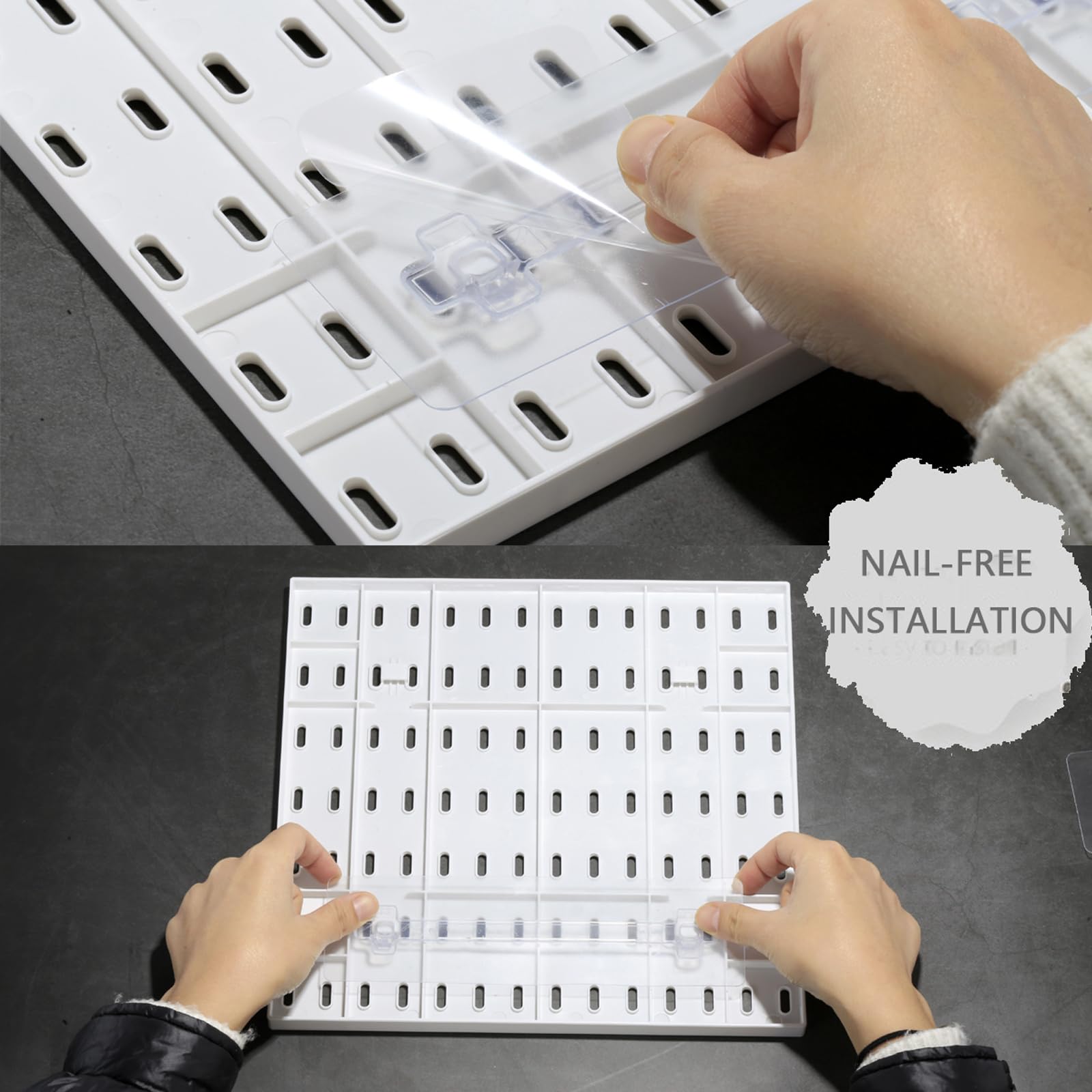 Mua Pegboard Combination Kit, Wall Mounted Storage Set with 4 Pegboards ...