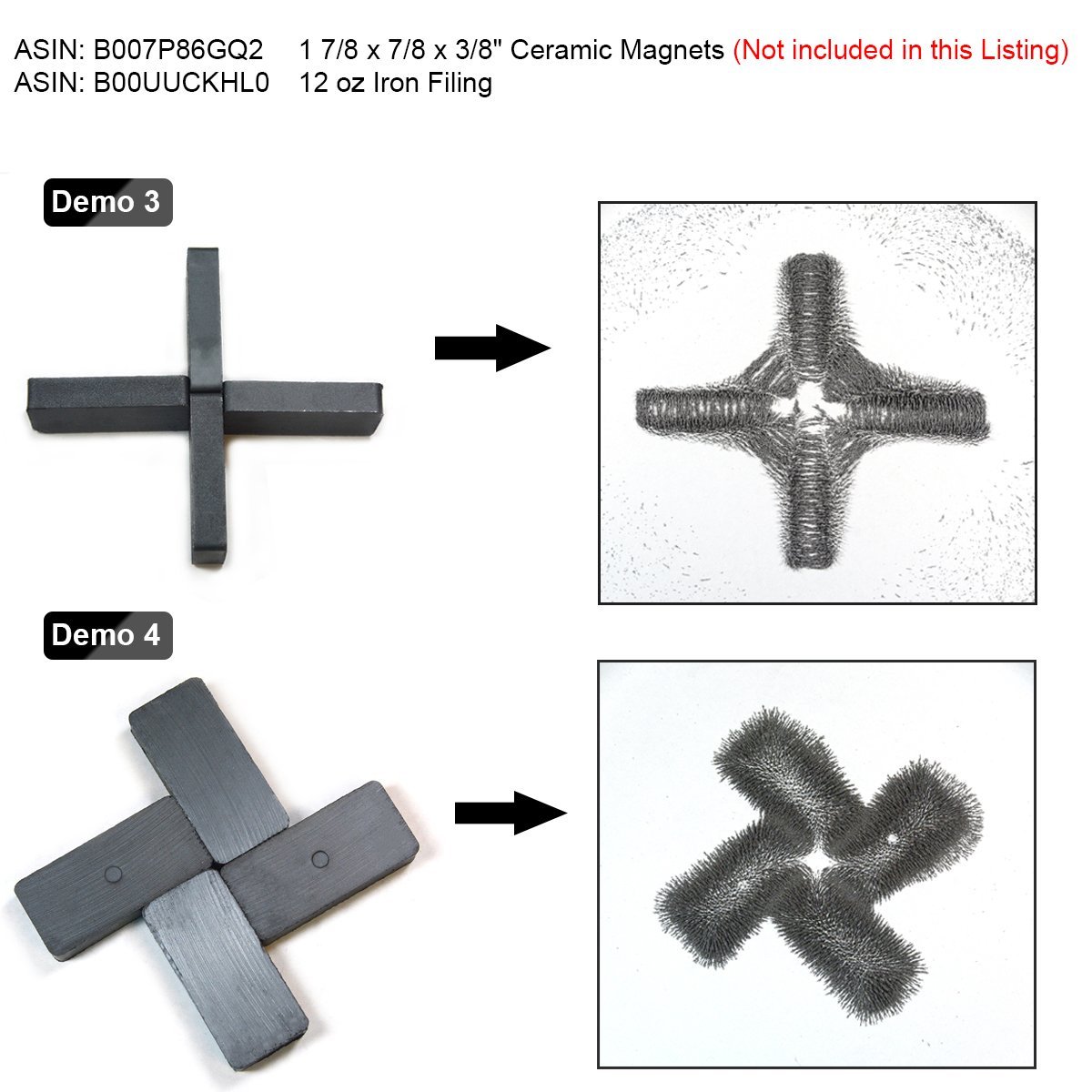12 Oz Fine Iron Filings Magnetic Iron Powder For Magnet Education And ...