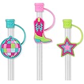 Amazon.com: Swig Straw Toppers Set, 3 Reusable Straws with 3 Silicone ...
