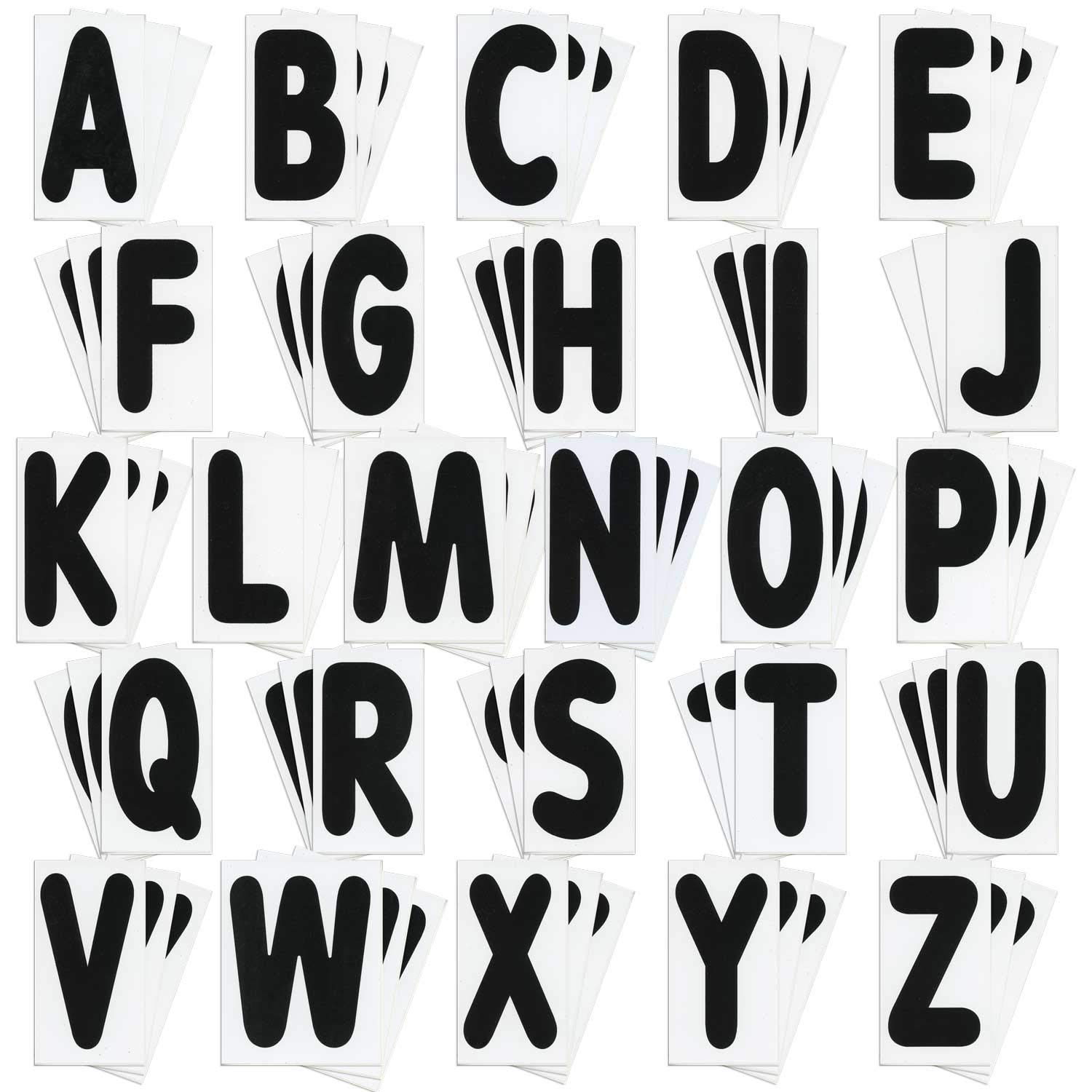 KitAbility Replacement Letters For White Message Board Sidewalk Signs 