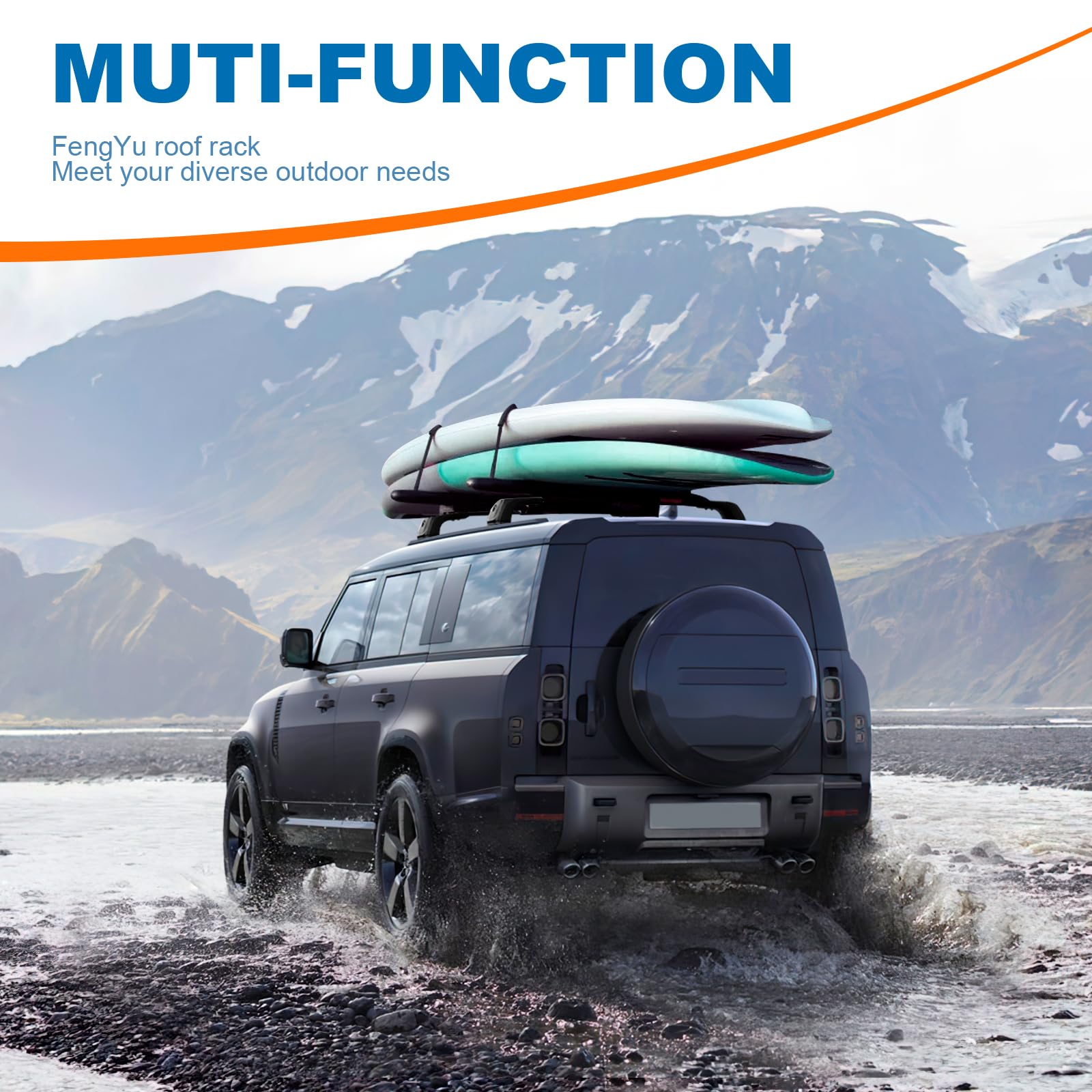 Mua Roof Rack Cross Bars 220lbs Compatible with Land Rover Defender 90 ...