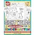 Sight Words Kindergarten - 100 Sight Words & Spelling Workbook: Fun and ...